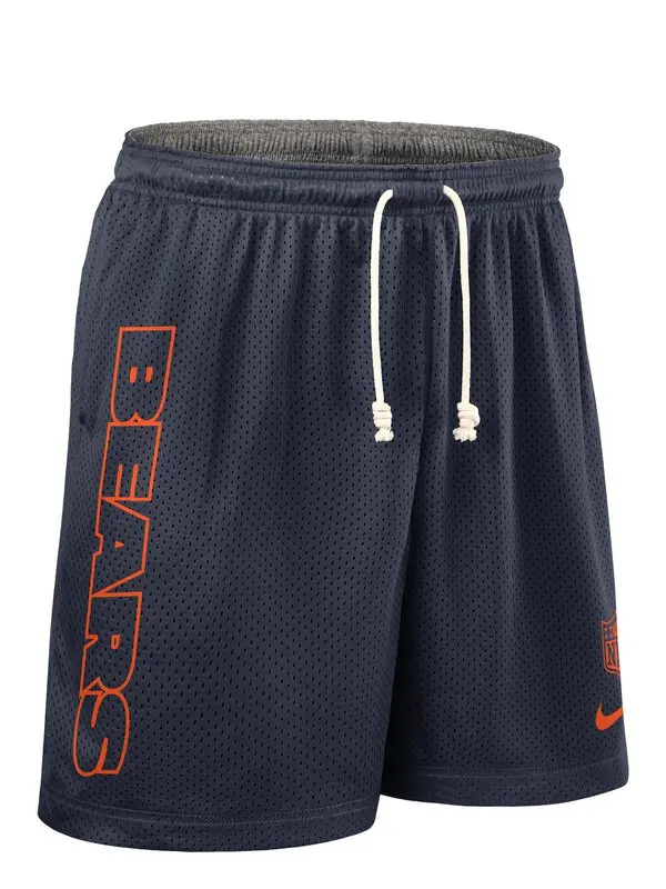 Nike Chicago Bears Sideline Reversible Dri-fit Nfl Shorts - Blue