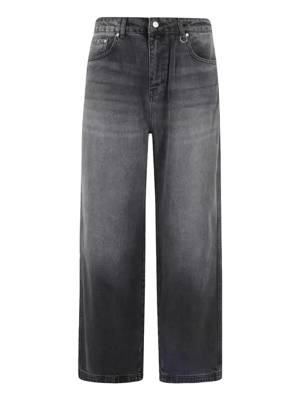 RETERNITY Cotton Five-pocket Jeans - Black