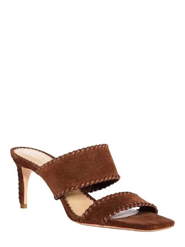 Cinq À Sept Sutton Whipstitch Sandals - Dark Sepia
