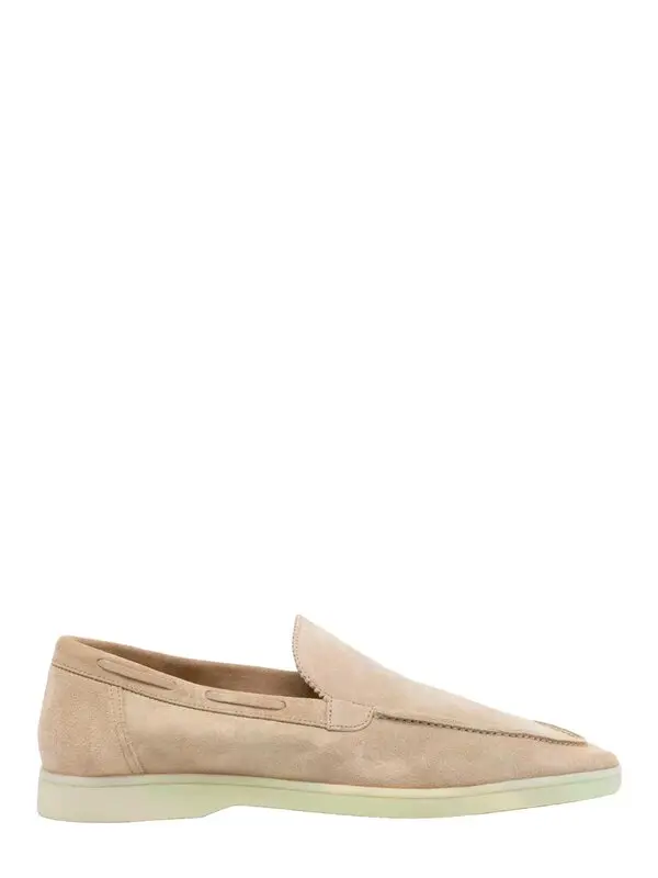 AURELIEN Suede Yacht Loafer - Neutrals