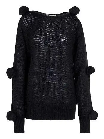 Blumarine Mohair Blend Sweater - Black