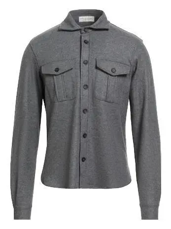 FILIPPO DE LAURENTIIS Shirt Size Merino Wool - Grey