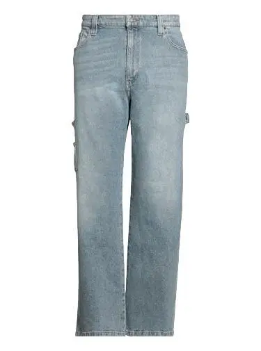 Guess Jeans In Cotton And Elastane - Blue