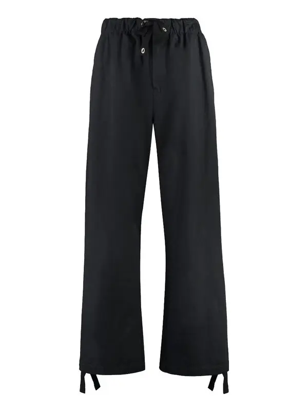 Versace Drawstring Pants - Black