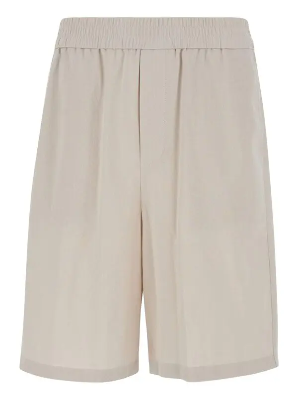 Ami Viscose Shorts - Beige