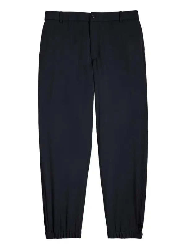 Moncler Wool-blend Trousers - Navy