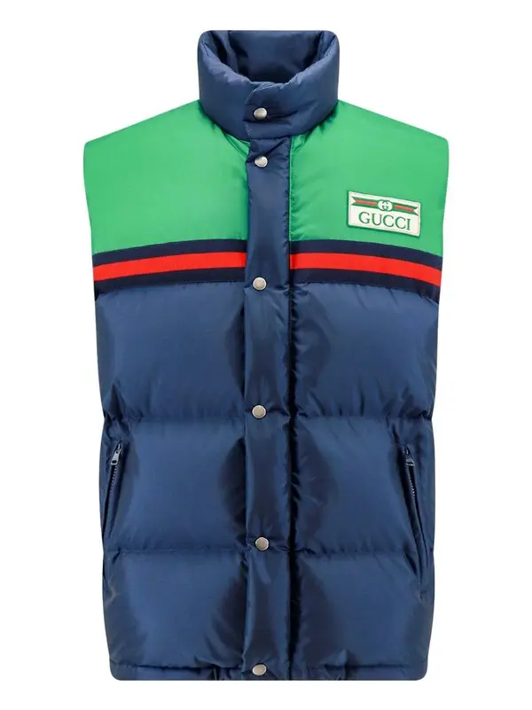 Gucci Sleeveless Jacket - Blue