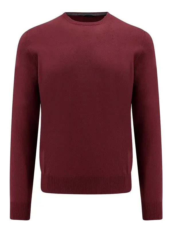 NUGNES 1920 Cashmere Basic Sweater - Pink