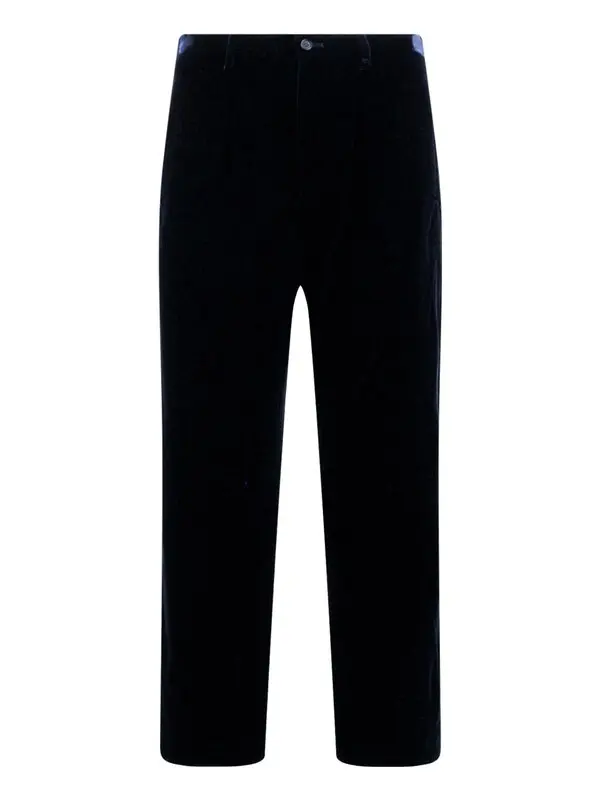 Giorgio Armani Velvet Trouser - Blue