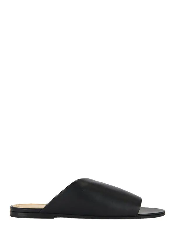 THE ROW Signum Slipper - Black
