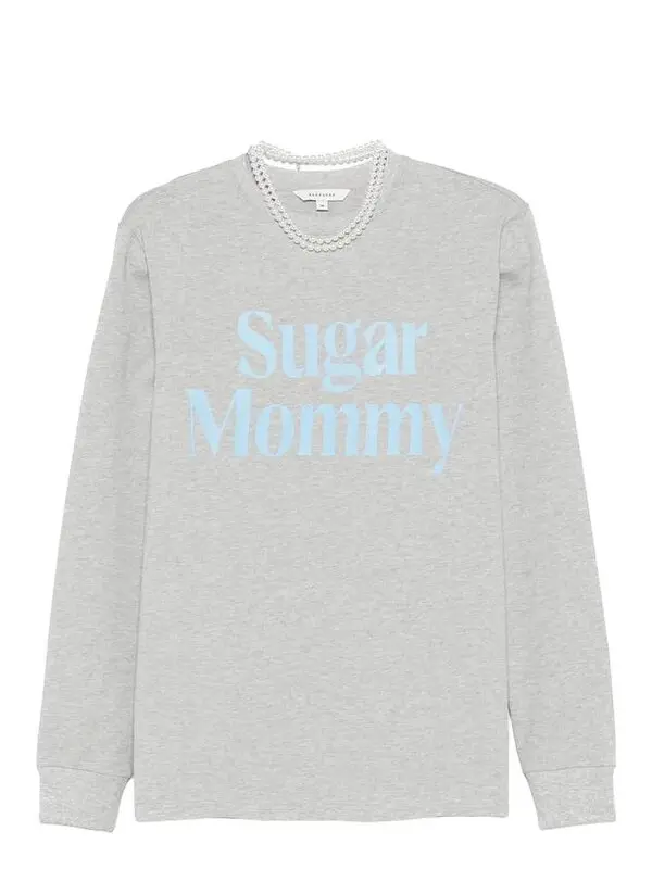 MARKGONG Graphic Print Long-sleeve T-shirt - Grey