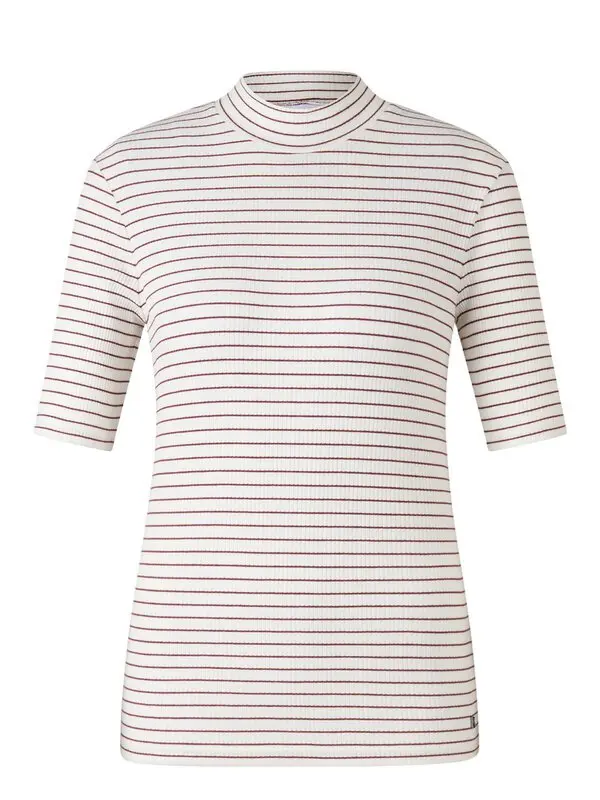 Bogner Riva T-shirt - Wine Red/off-white