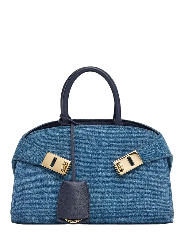 FERRAGAMO Hug Top-handle Bag - Midnight