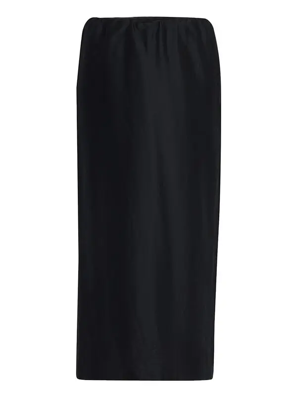 THE ROW Saul Maxi Skirt With Pockets - Black