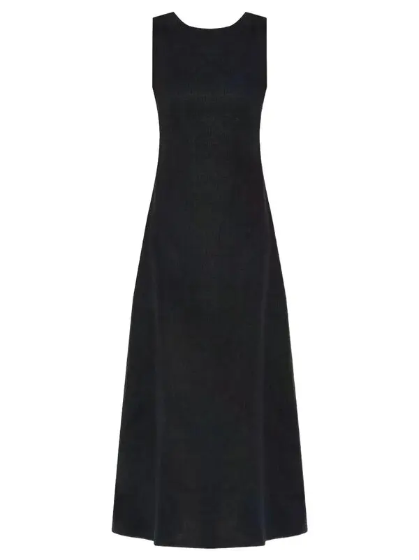 Posse Linen Maxi Dress - Black