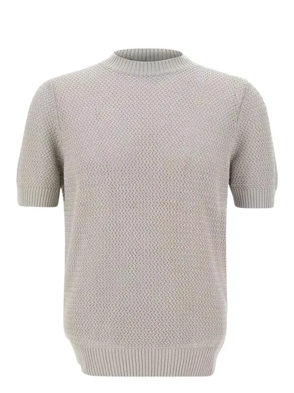 FILIPPO DE LAURENTIIS Cotton Jumper - Neutrals
