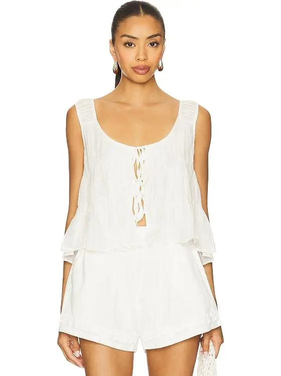 Tularosa Giselle Top - Ivory