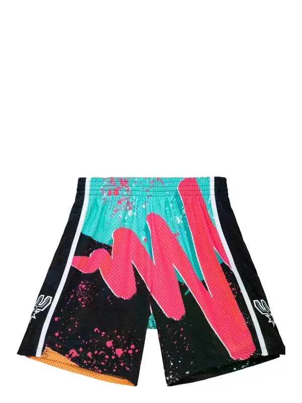 Mitchell & Ness Nba San Antonio Spurs 1998 Hyper Hoops Shorts - Black
