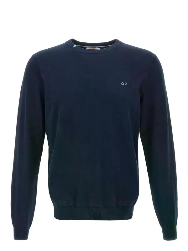 SUN 68 Cotton Jumper - Blue