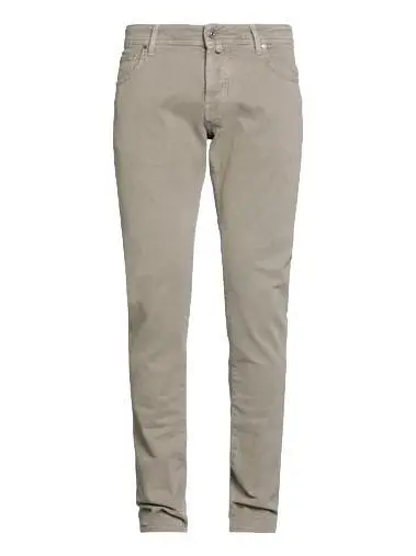 JACOB COHЁN Slim Fit Gabardine Pants - Grey
