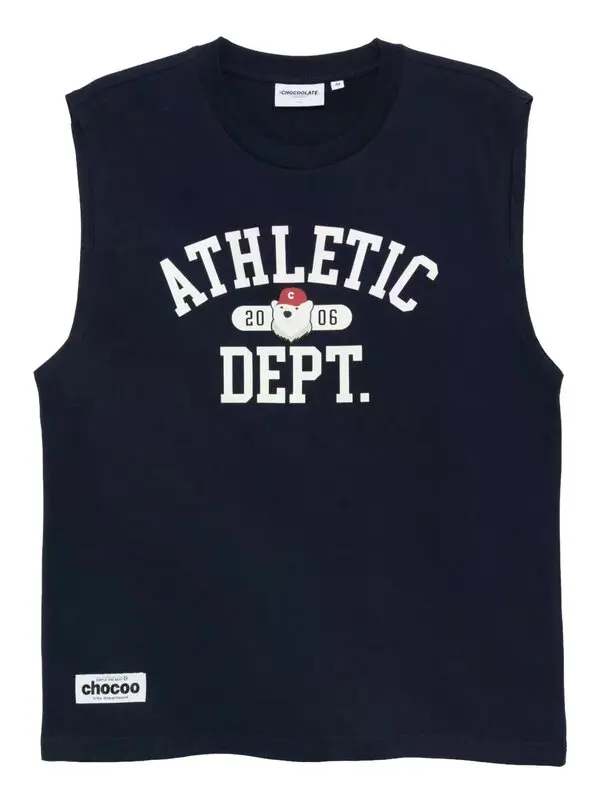 CHOCOOLATE Graphic-print Vest - Blue