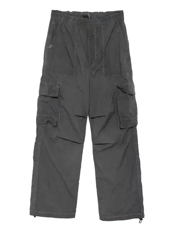 Izzue Logo-patch Cargo Pants - Grey