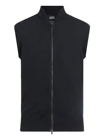 Alpha Studio Merino Wool Cardigan - Navy