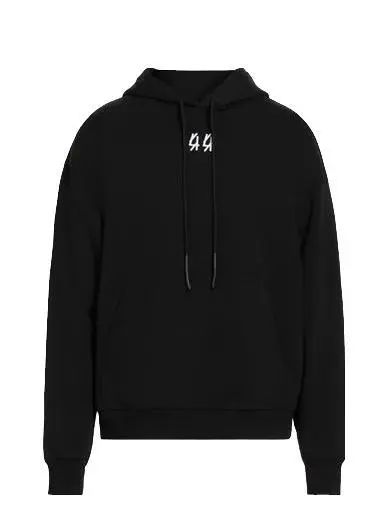 44 LABEL GROUP Cotton French Terry Sweatshirt - Black