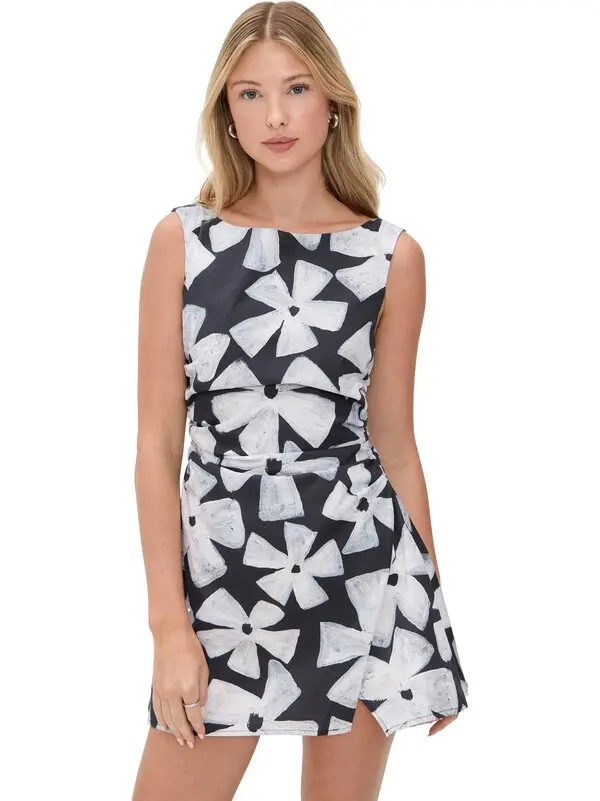 VRG GRL Angele Floral Print Mini Dress - Fiore