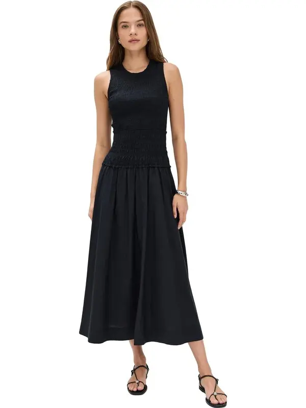 APIECE APART Siempre Maxi Dress - Black