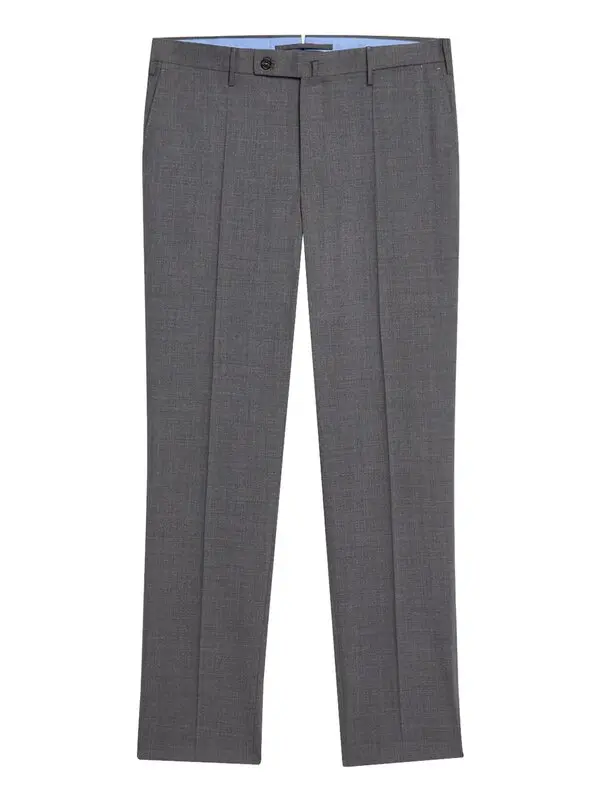 Incotex Super 130s Tropical Wool Pants - Medium Grey910