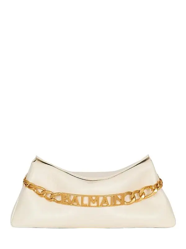 Balmain 1945 Soft Clutch - White