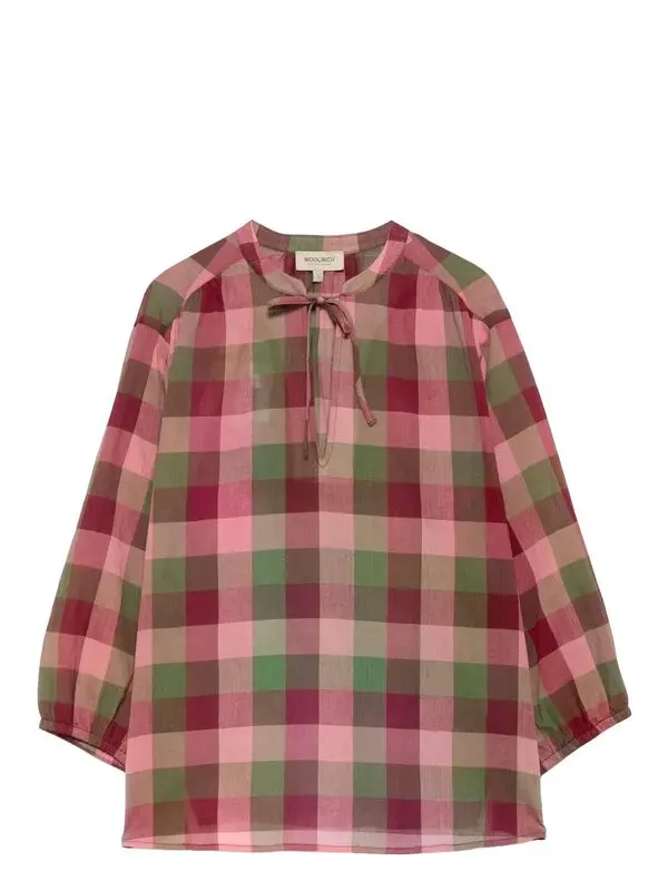 Woolrich Plaid Blouse - Pink