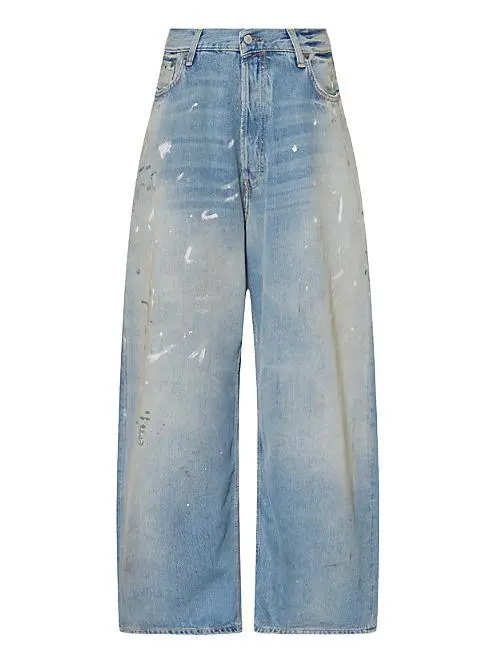 Acne Studios Trafalgar Wide-leg Denim Jeans - Light Blue