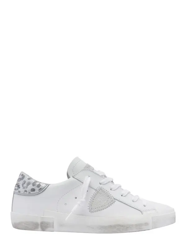 Philippe Model Low-top Leather Sneakers - White