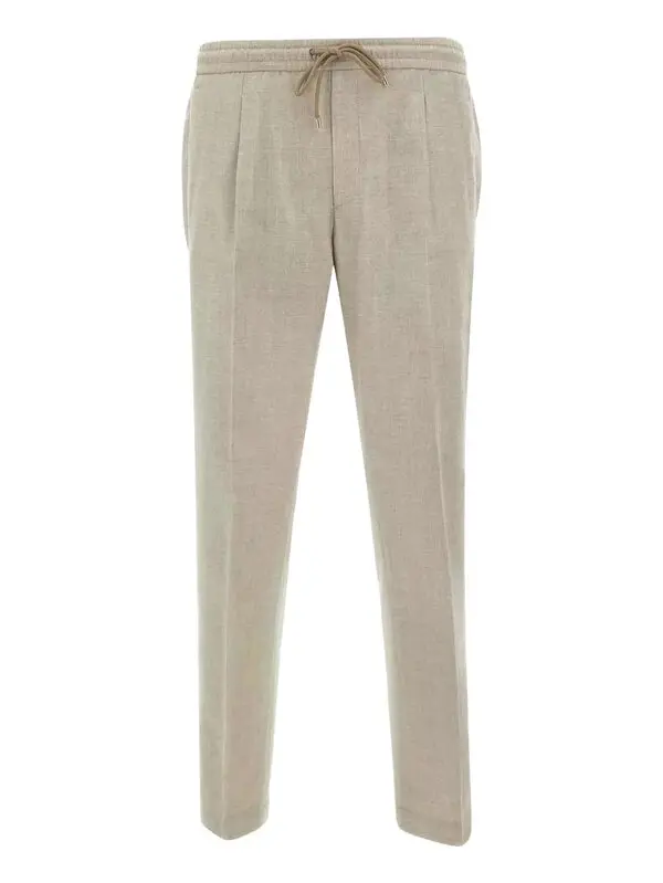 BRIGLIA 1949 Cotton Trousers - Neutrals