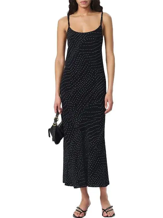 Rag & Bone Alessia Maxi Dress - Black Print