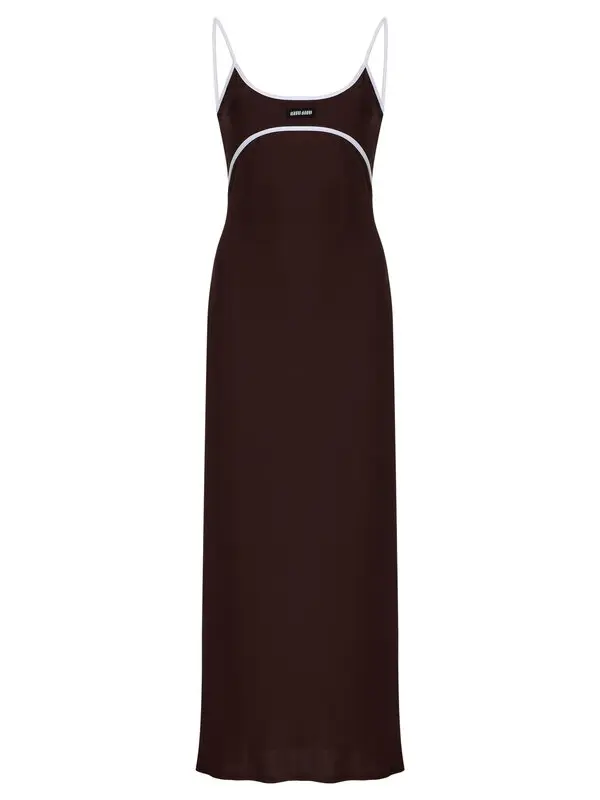Miu Miu Jersey Midi Tank Dress - Multi
