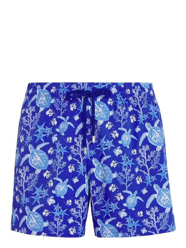 Vilebrequin Printed Swim Shorts - Blue