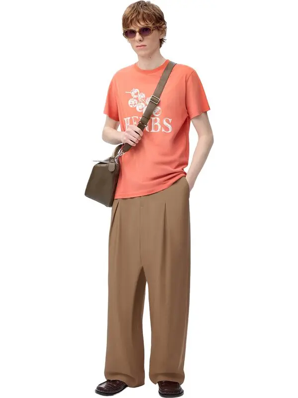 Loewe Cotton Twill Trousers - Beige