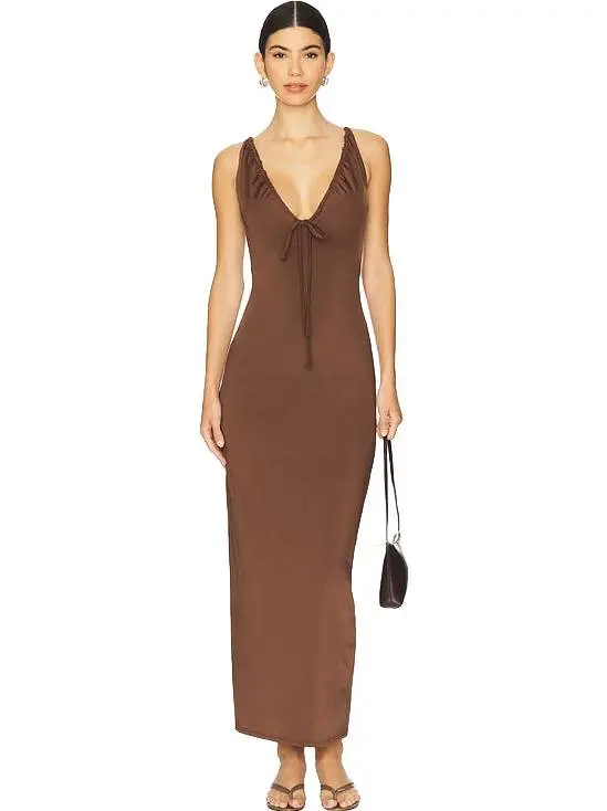 LBLC THE LABEL Elvira Dress - Maple