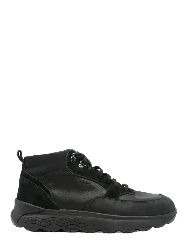 Geox 30mm Spherica Biker Boots - Black