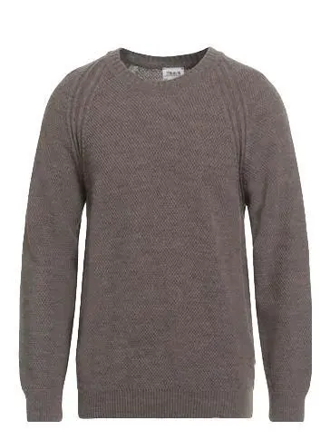 BERNA Knitted Crewneck Sweater - Grey