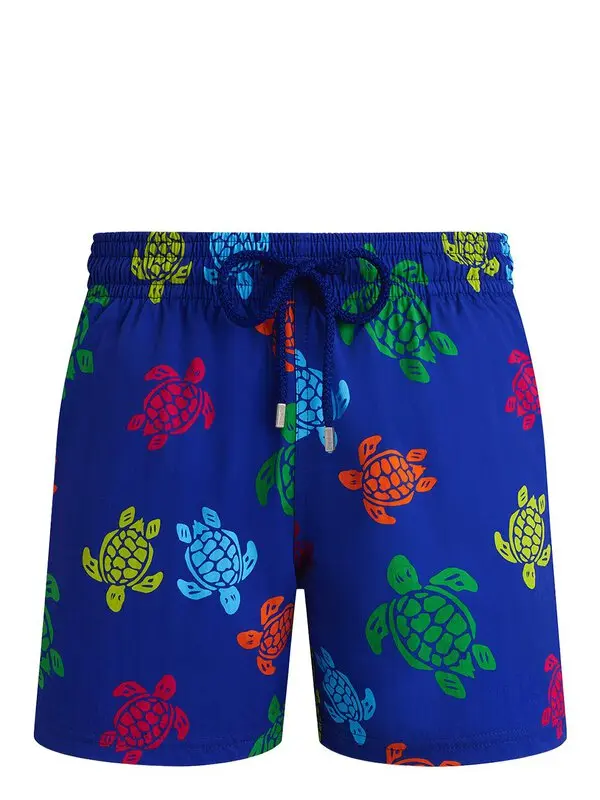 Vilebrequin Stretch Turtle Print Swim Trunks - Marrakech