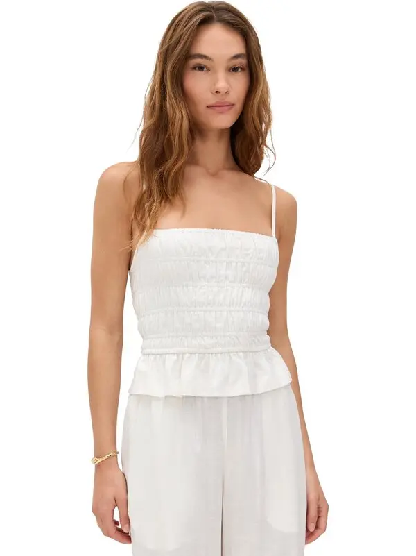 Solid & Striped The Delta Top - Optic White