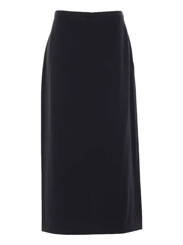 THE ROW Midi Skirt - Black