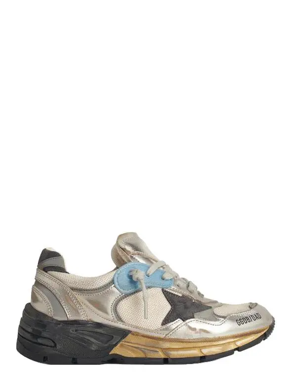 Golden Goose Dad-star Sneakers - Silver