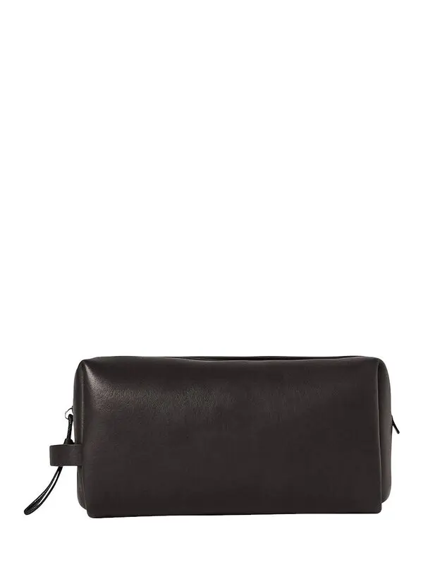 THE ROW Clovis Toiletry Pouch - Dark Aniline Ans