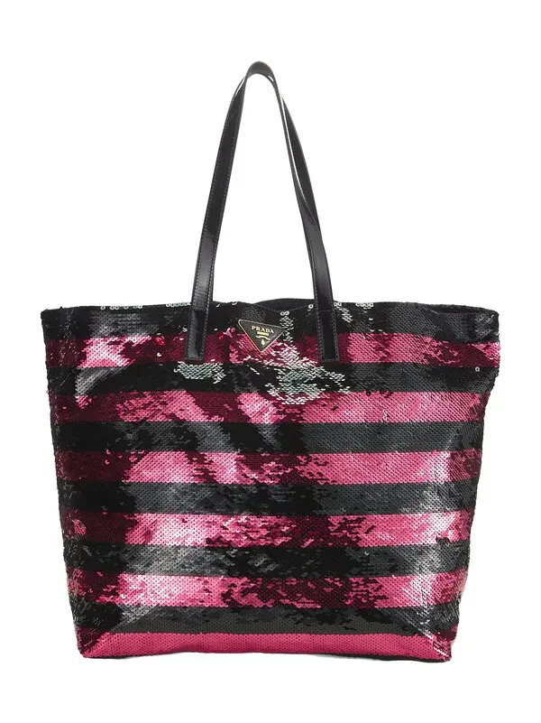 Prada Large Sequin Tote - Multi