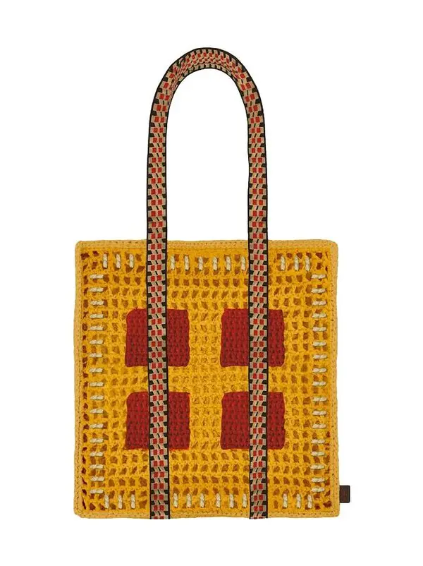 TRAVIS SCOTT Cactus Jack Crochet Tote - Multicolor